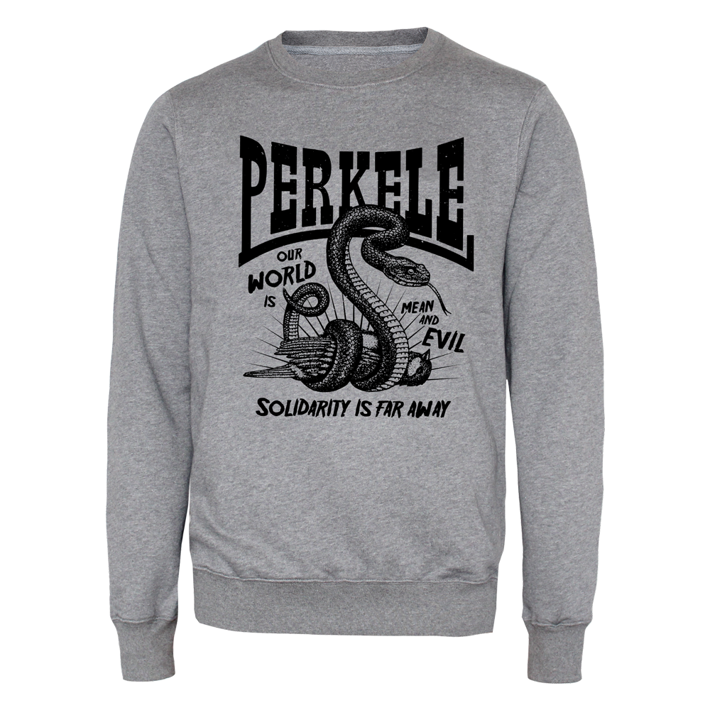 Perkele "Mean and Evil" Sweatshirt (grey) – Spirit of the Streets